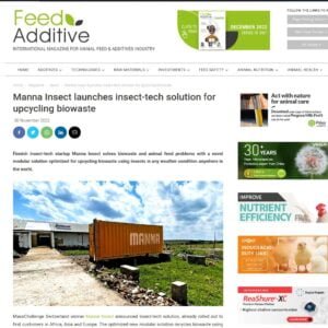 Manna featured in Feed & Additive Magazine | Manna News